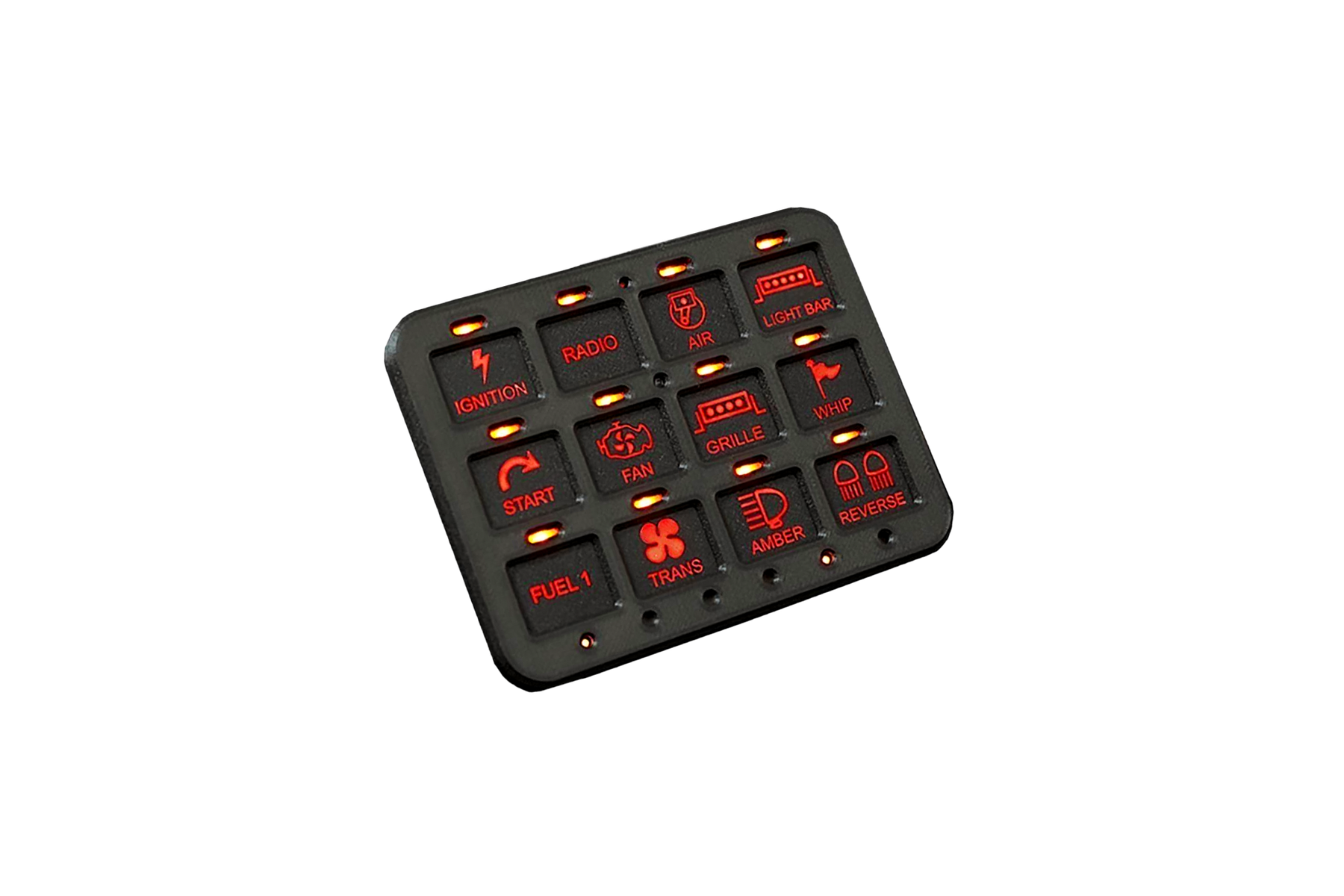 Switch-Pros® RCR-FORCE® 12 Switch Panel Power System – UTV Stereo