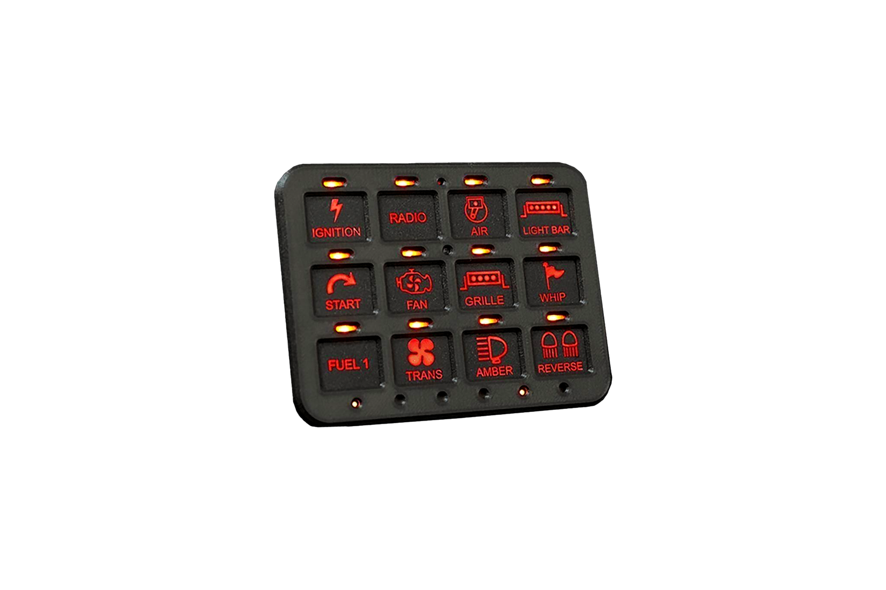 Switch Pros® Rcr Force® 12 Switch Panel Power System Utv Stereo