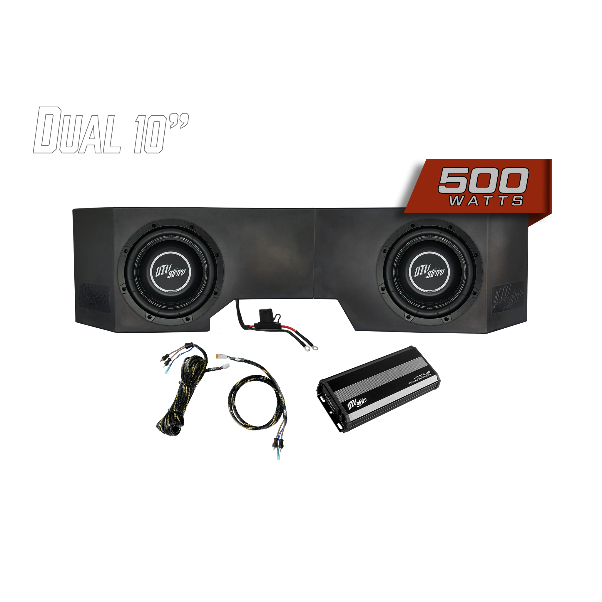 Can-Am® Defender Dual 10" Subwoofer Enclosure | UTV Stereo