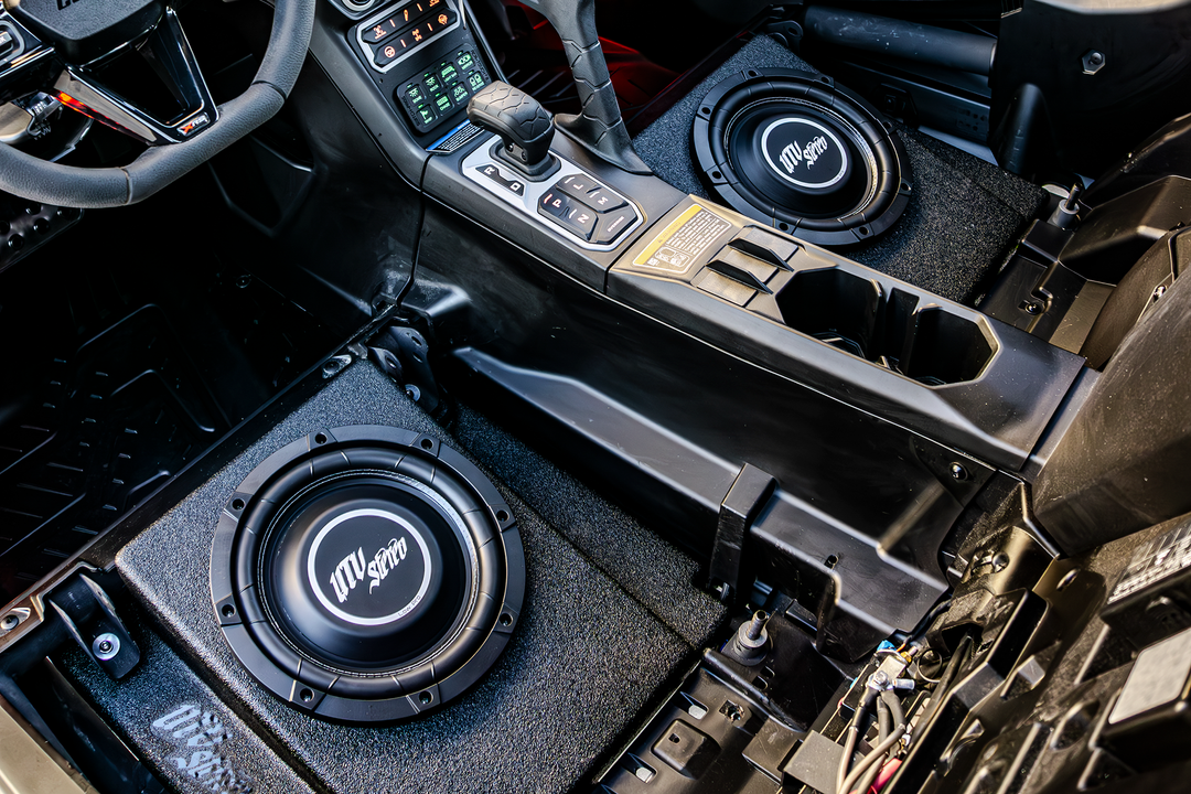Can-Am® Maverick R 10" Front Subwoofer Enclosure – Unloaded | UTV Stereo
