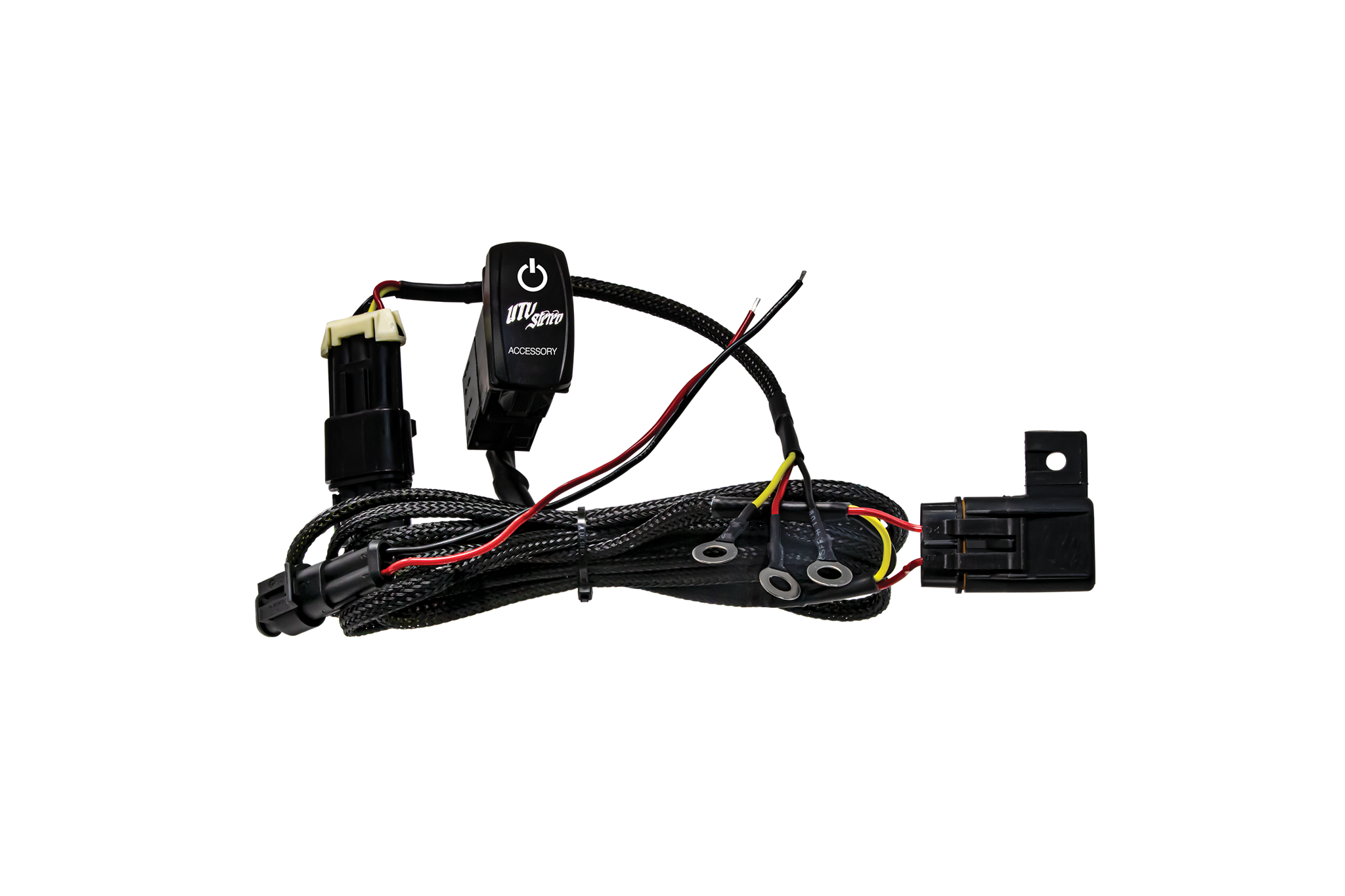 Low Current Harness + Rocker Switch | UTV Stereo