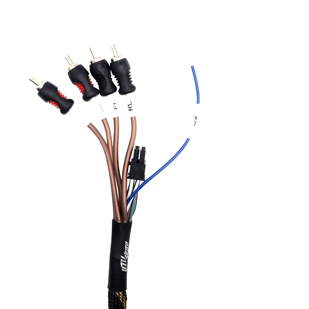 Polaris Rzr® Ride Command F And R Rca Output Speaker And Rem Wire Pro