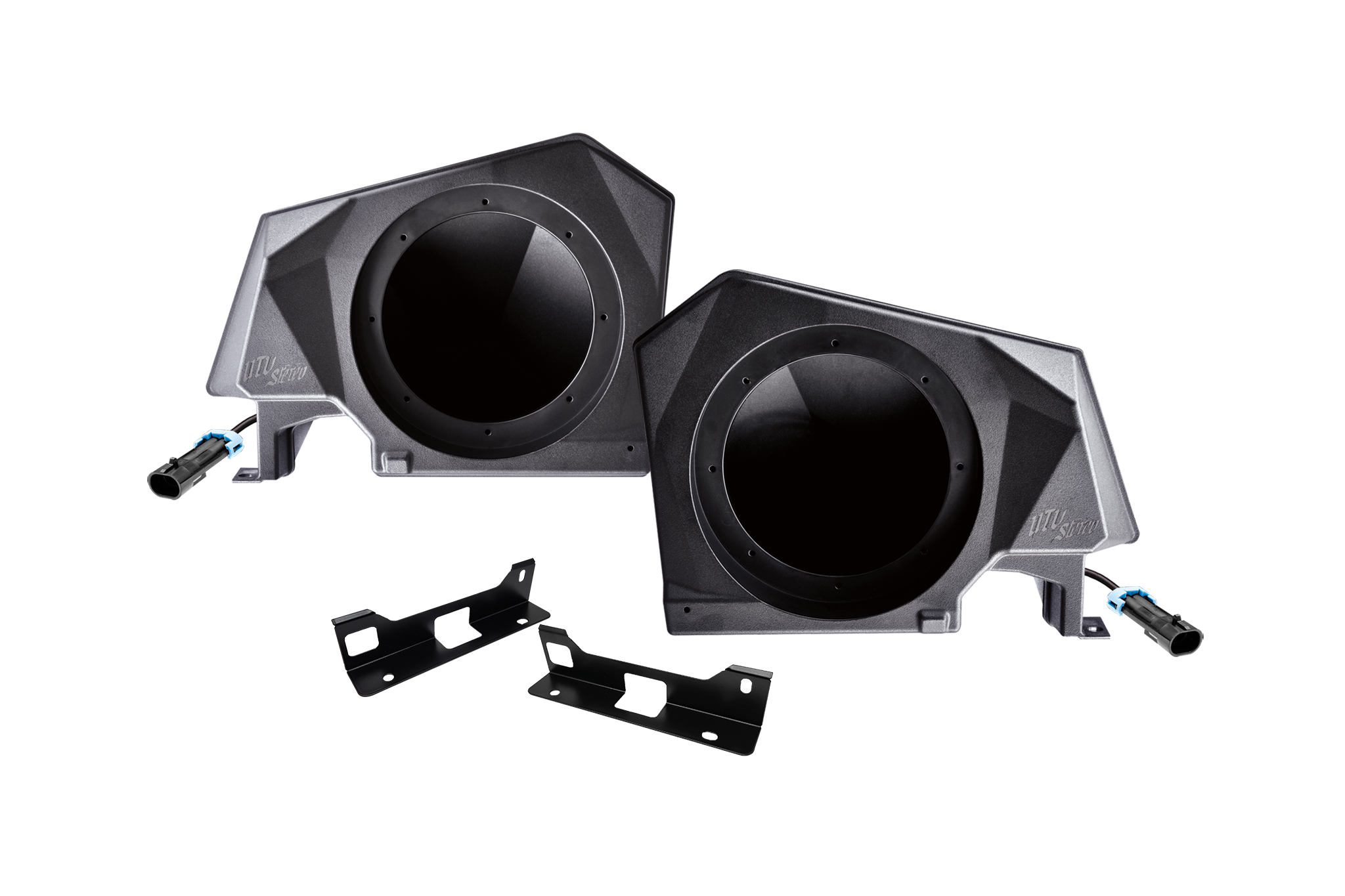 Polaris RZR® 6.5" Rear Seat Speaker Enclosures | Pro Series | UTV Stereo