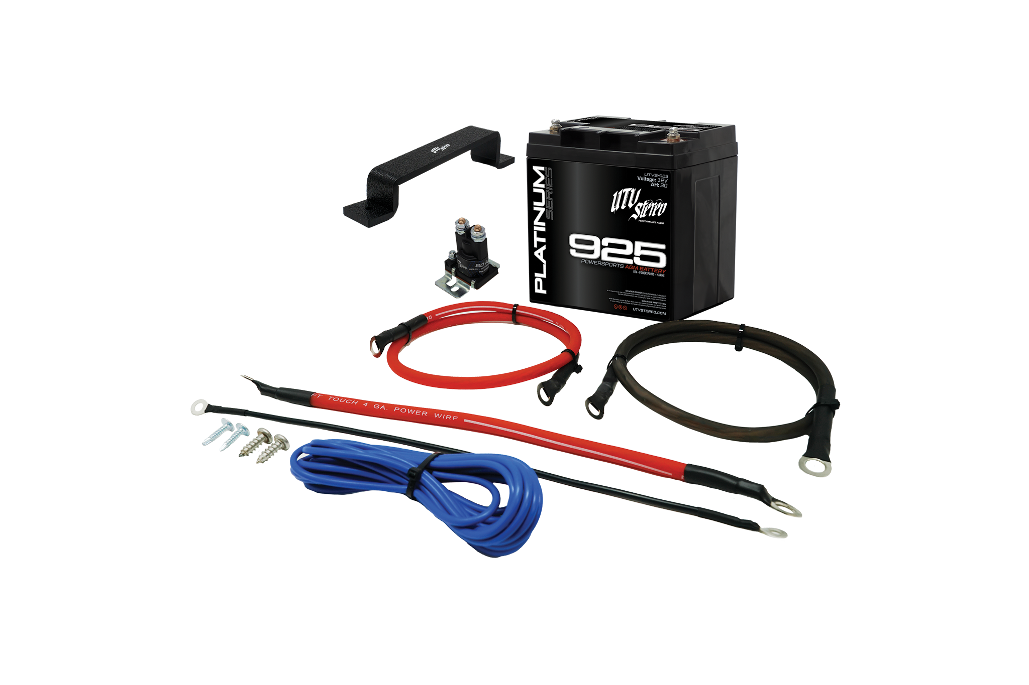 Polaris RZR 2nd Battery Replacement Kit | UTV Stereo