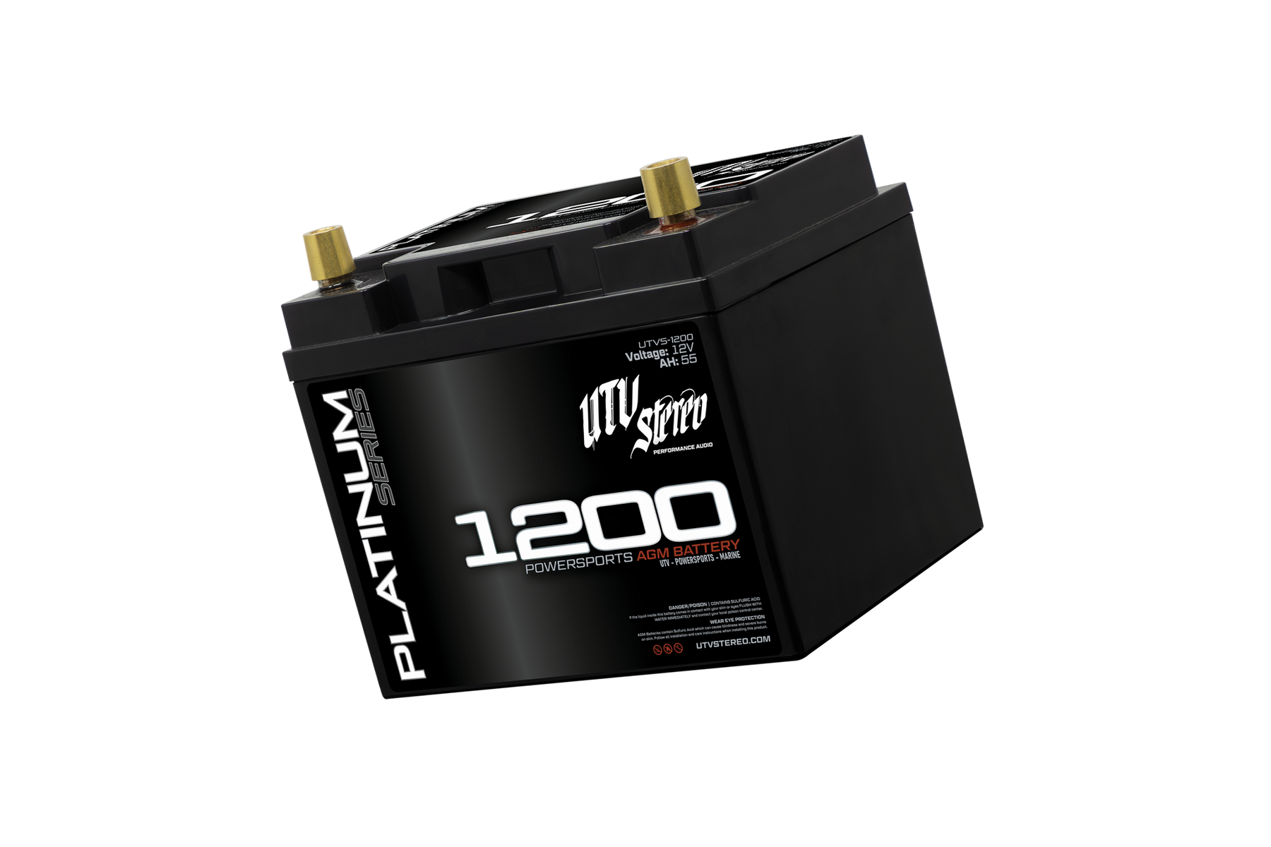 Platinum Series 1200 AGM Battery | UTV Stereo